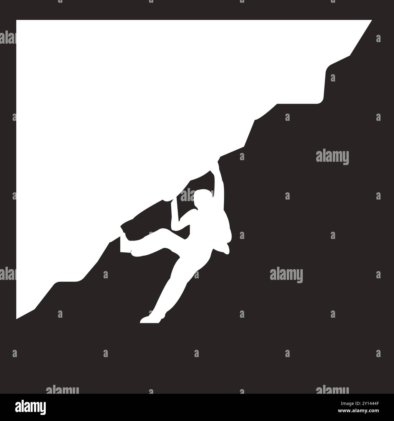 rock climbing icon vector illustration symbol design Stock Vector Image ...