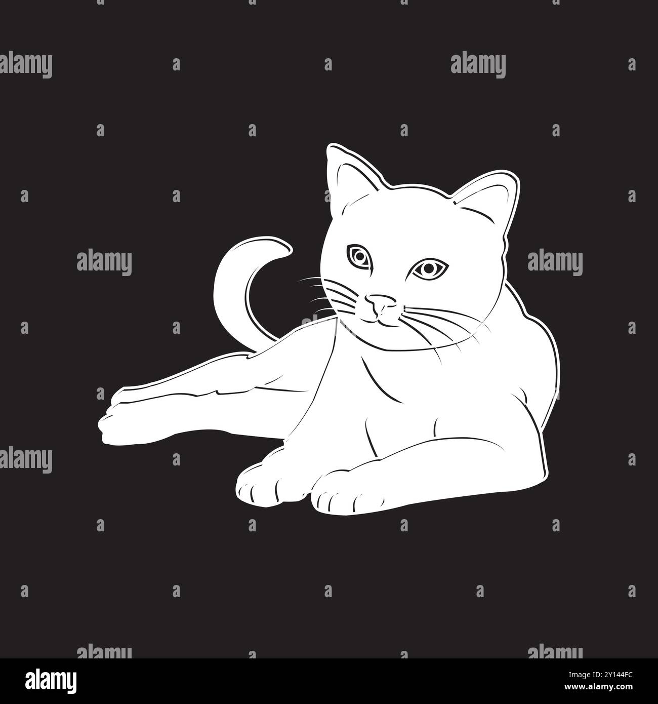cat icon vector illustration simple design Stock Vector Image & Art - Alamy