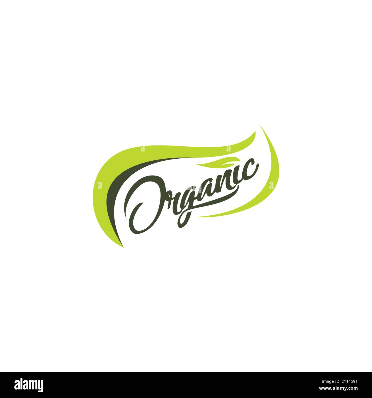 Organic Logo Vector. Leaf Nature Design Stock Vector Image & Art - Alamy