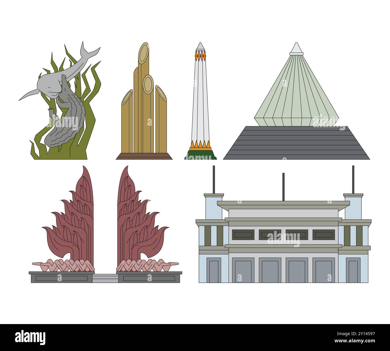 Surabaya Indonesia landmarks iconic place tourist destination Hero ...