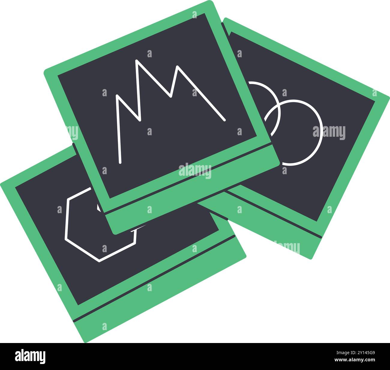 Empty photo frames. Vector illustration Stock Vector Image & Art - Alamy