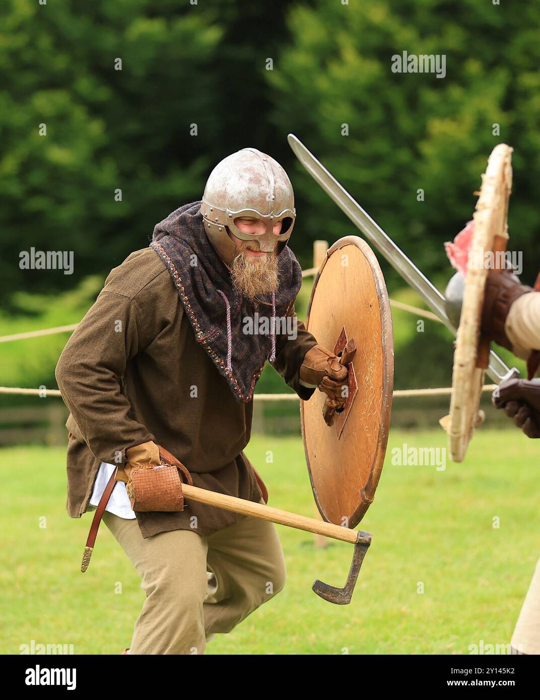 Vikings preparing for war Stock Photo - Alamy