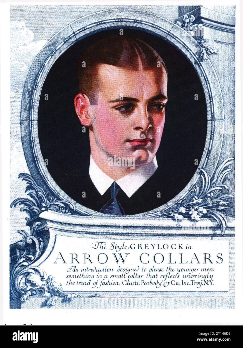 1923 Arrow collars ad Stock Photo - Alamy