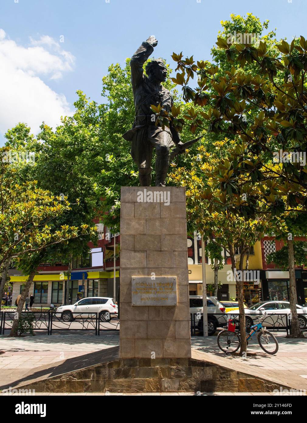 The Partisan Monument, also known as The Unknown Soldier Statue or ...