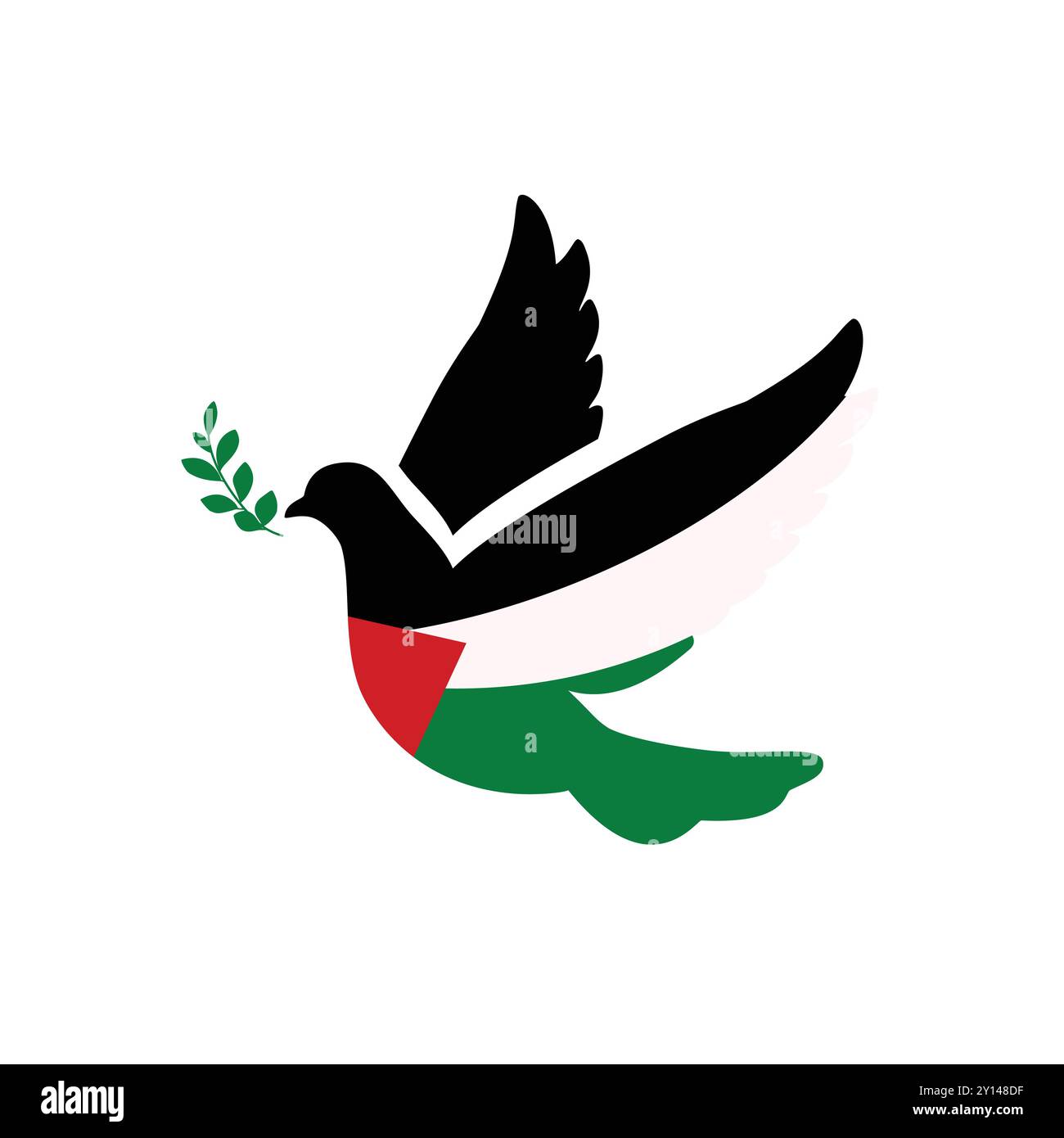 National bird of the state of palestine Stock Vector Images - Alamy