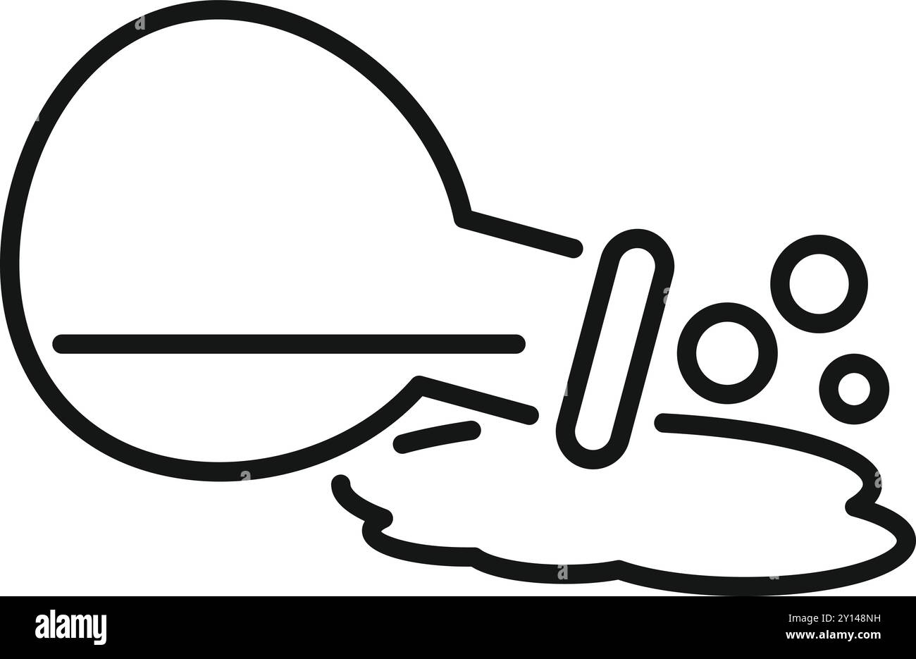 Danger liquid flask line Cut Out Stock Images & Pictures - Alamy