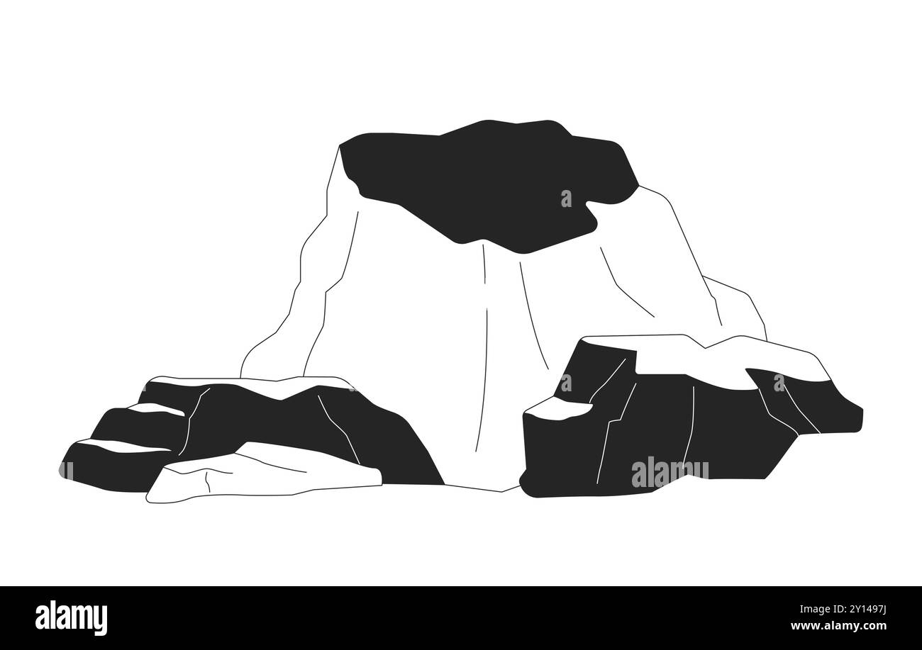 Rock lump Stock Vector Images - Alamy