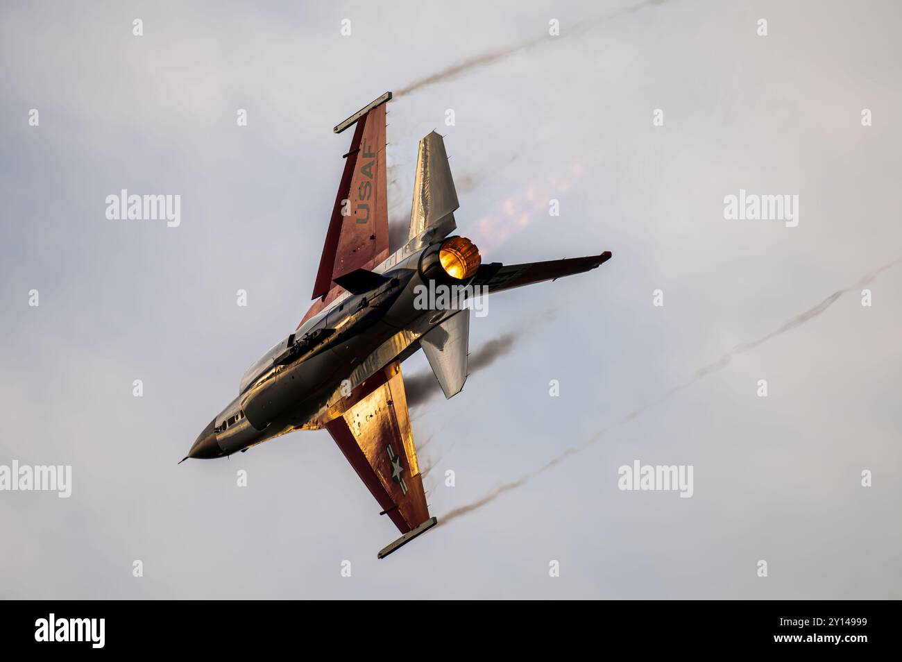 U.S. Air Force Capt. Taylor “FEMA” Hiester, F-16 Viper Demonstration ...