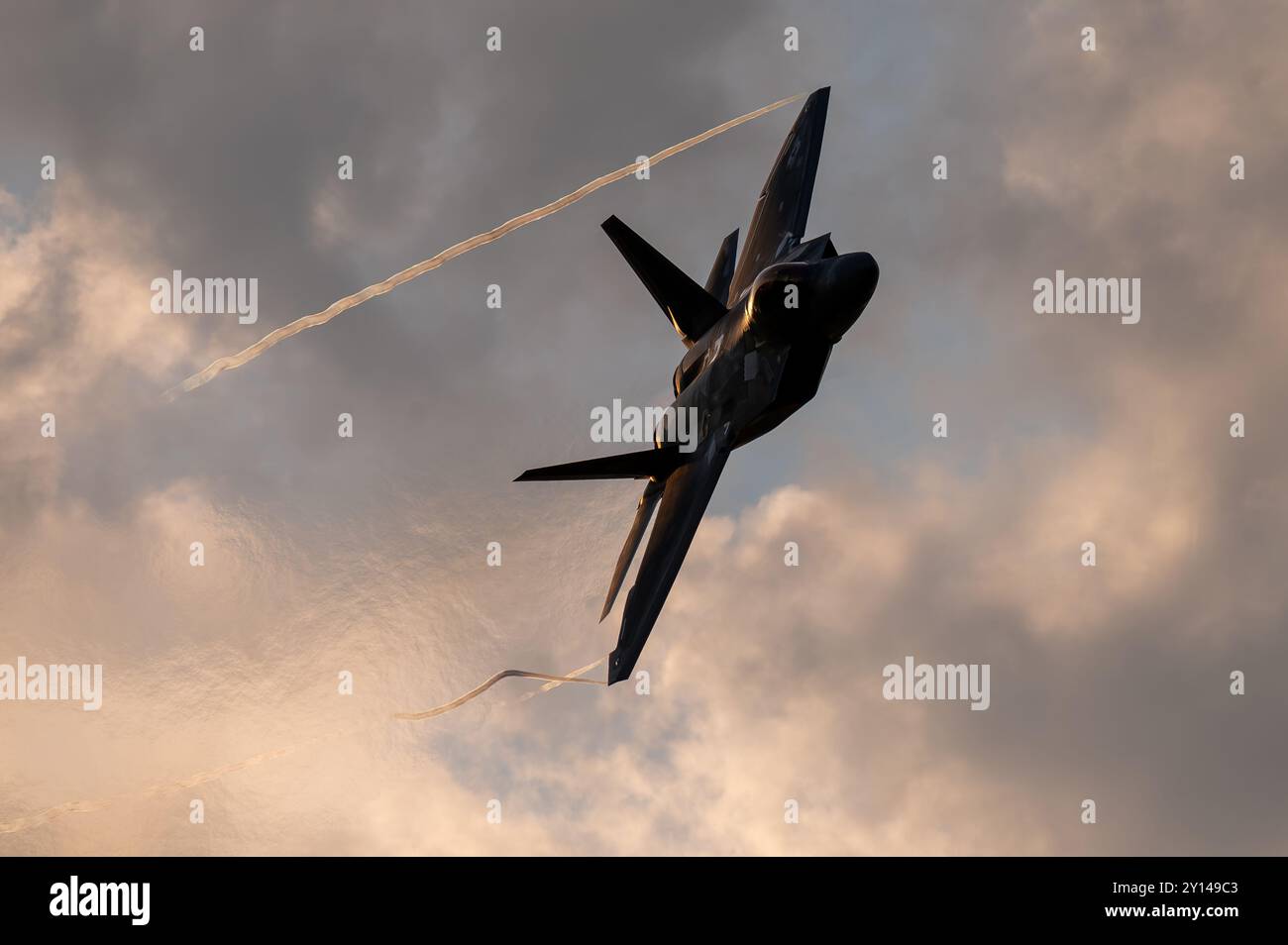 U.S. Air Force Maj. Samuel "RaZZ" Larson, F-22 Raptor Demonstration ...