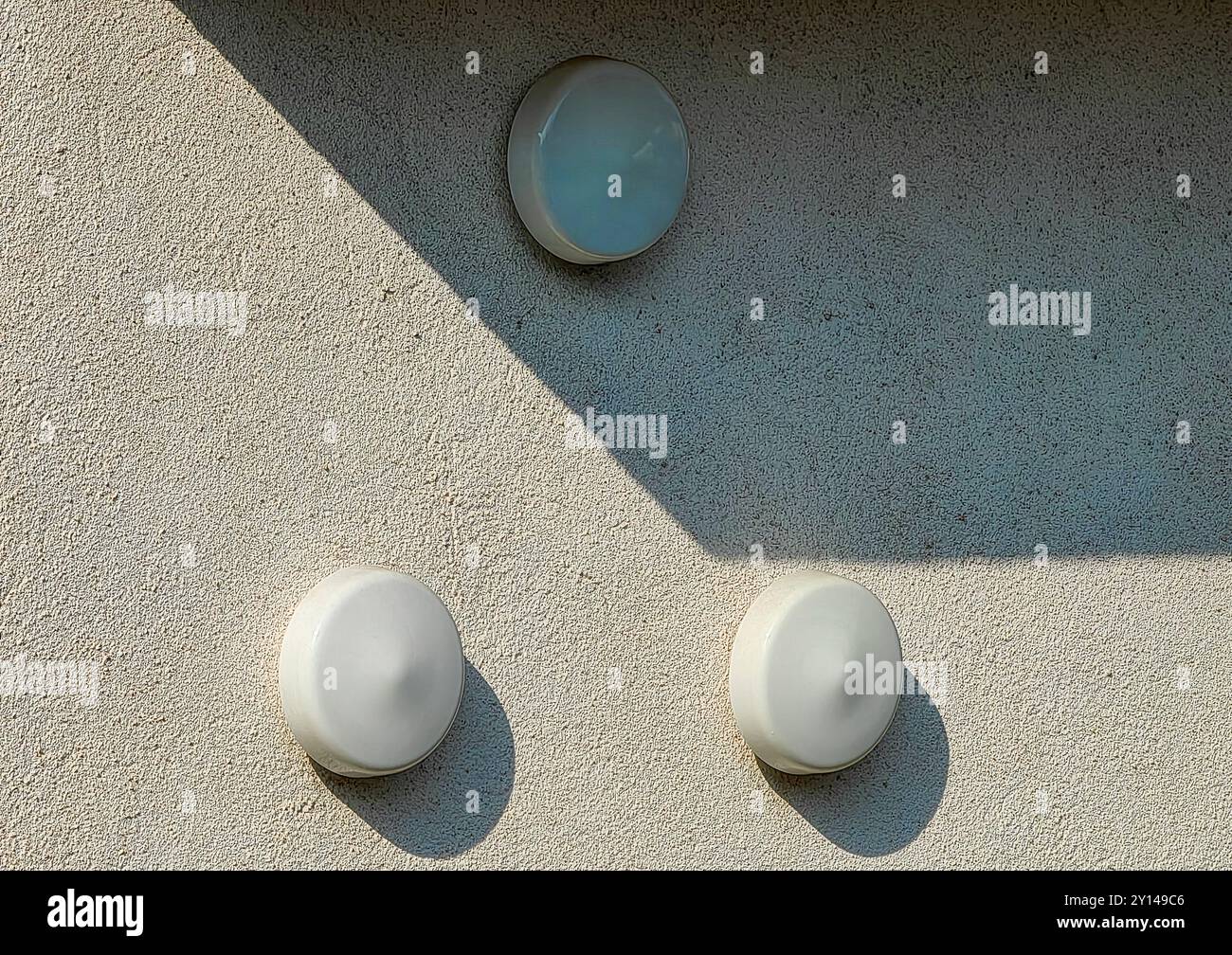 Simple round light fixtures hi-res stock photography and images - Alamy