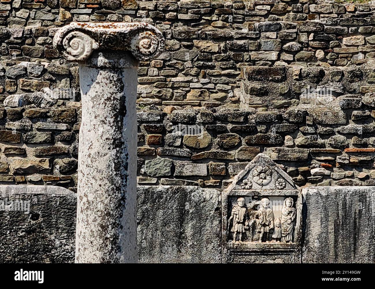 Ancient City of Stobi: Stone Wall Structures and Columns from 359 BC ...