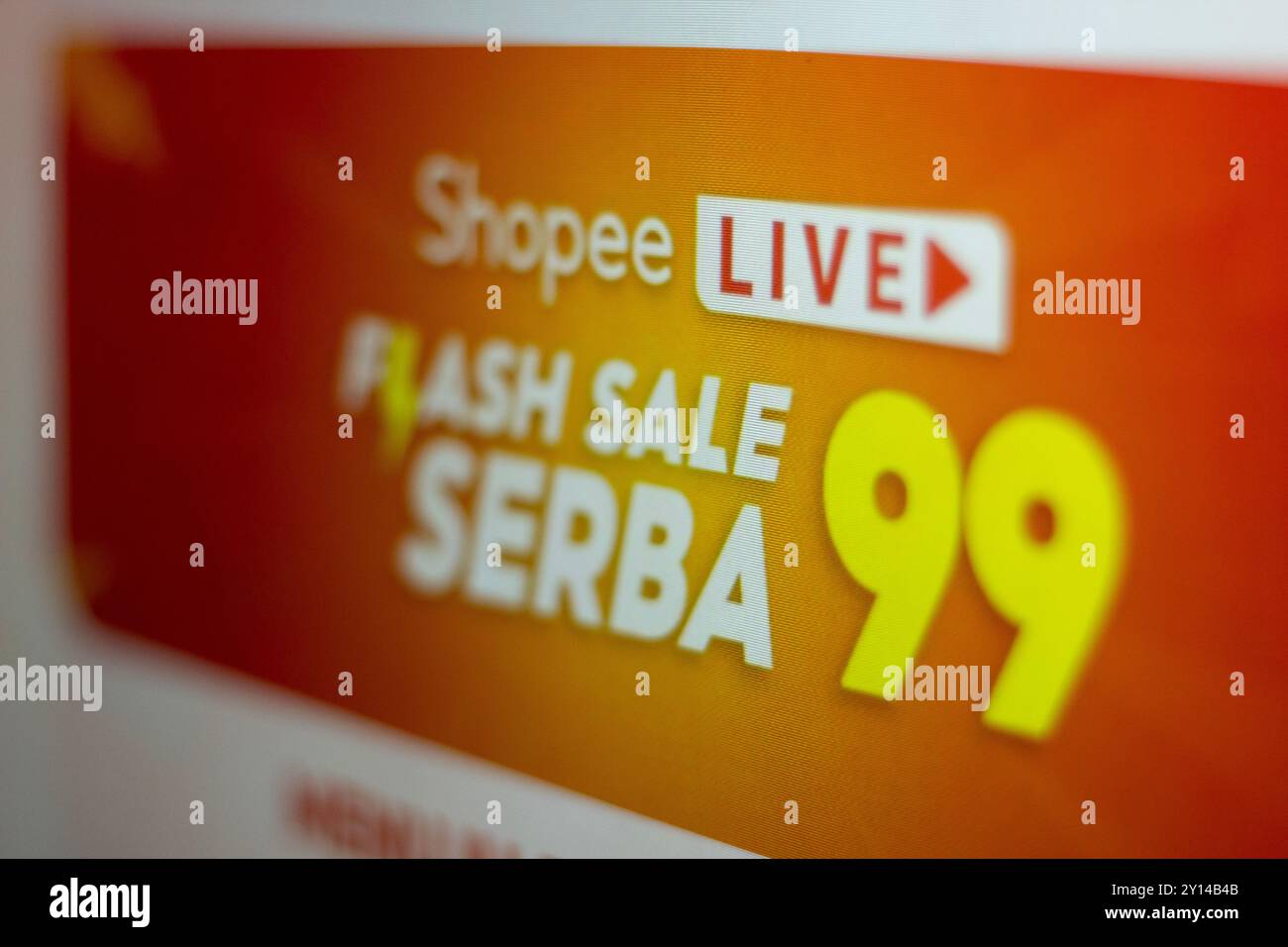 pringsewu, Lampung; 05 September 2024; flash sale shopee live 99 on the ...