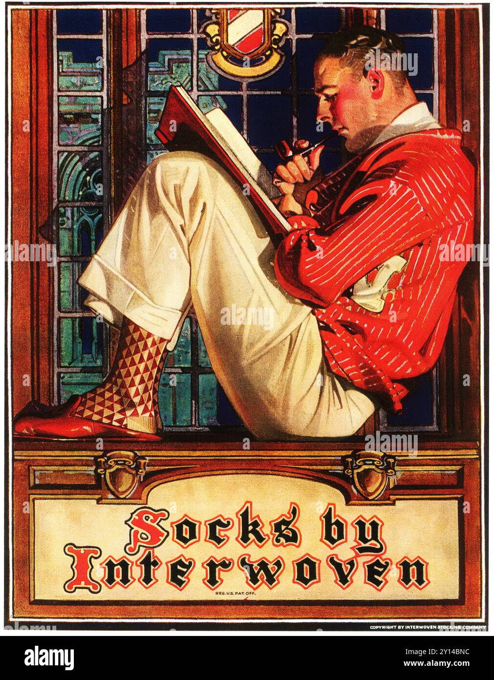 1920s usa interwoven socks magazine hi-res stock photography and images ...