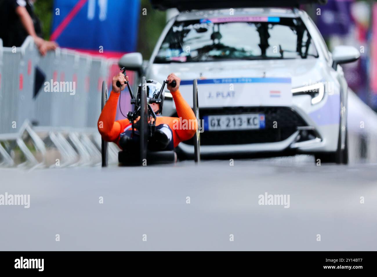 Clichy-sous-Bois, France. 4th Sep, 2024. Jetze Plat (NED) Cycling ...