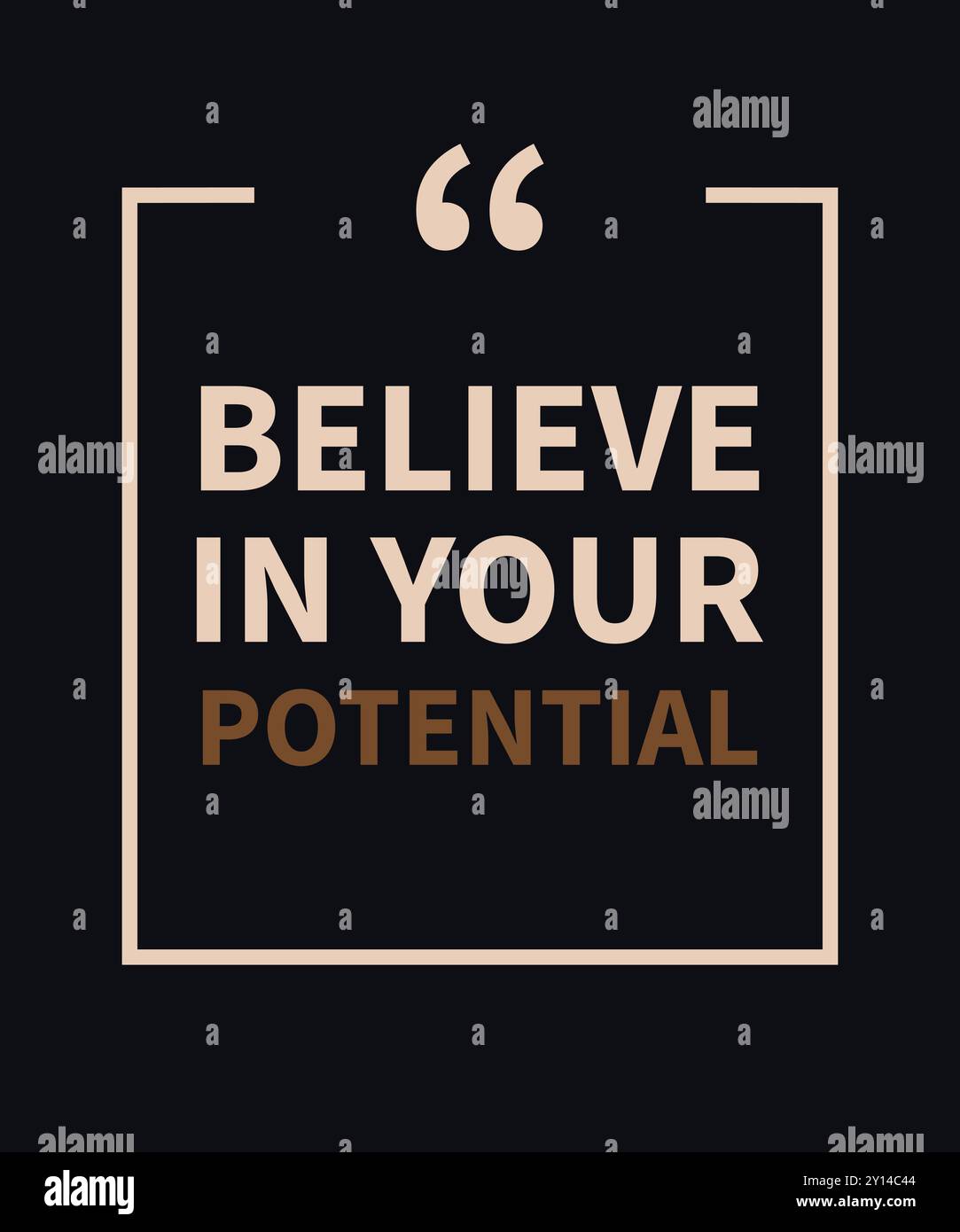 Motivational quotes vector template. Inspirational quotes for startups ...