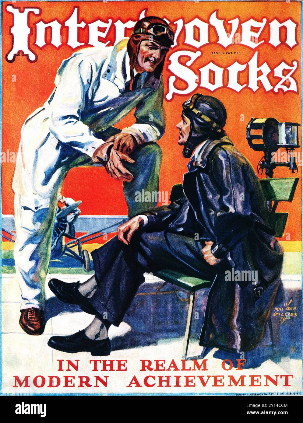 1920s usa interwoven socks magazine hi-res stock photography and images ...