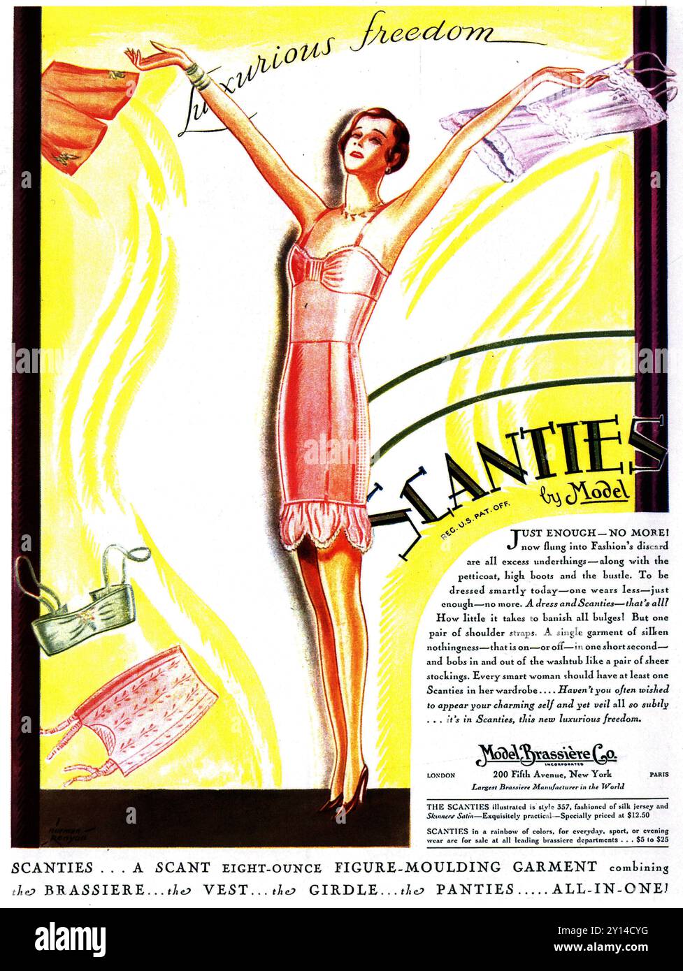 Vintage bra ads hi-res stock photography and images - Alamy