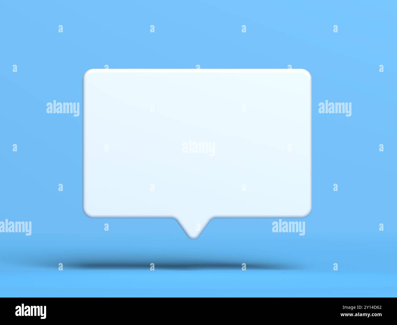 Chat message bubble symbol blue hi-res stock photography and images - Alamy