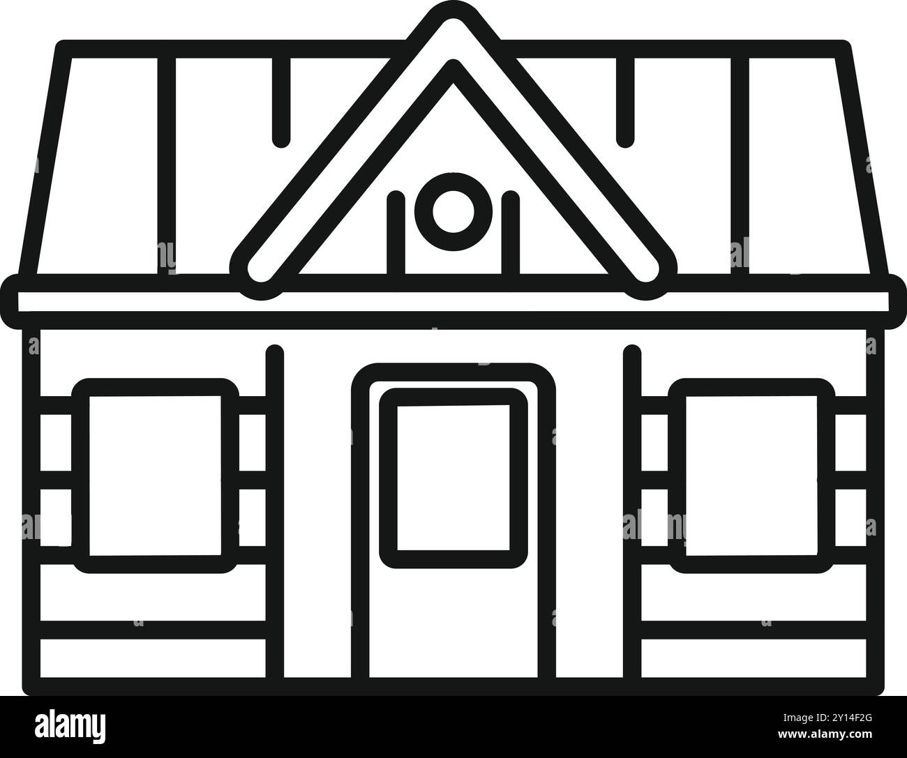Log cabin detail Stock Vector Images - Alamy