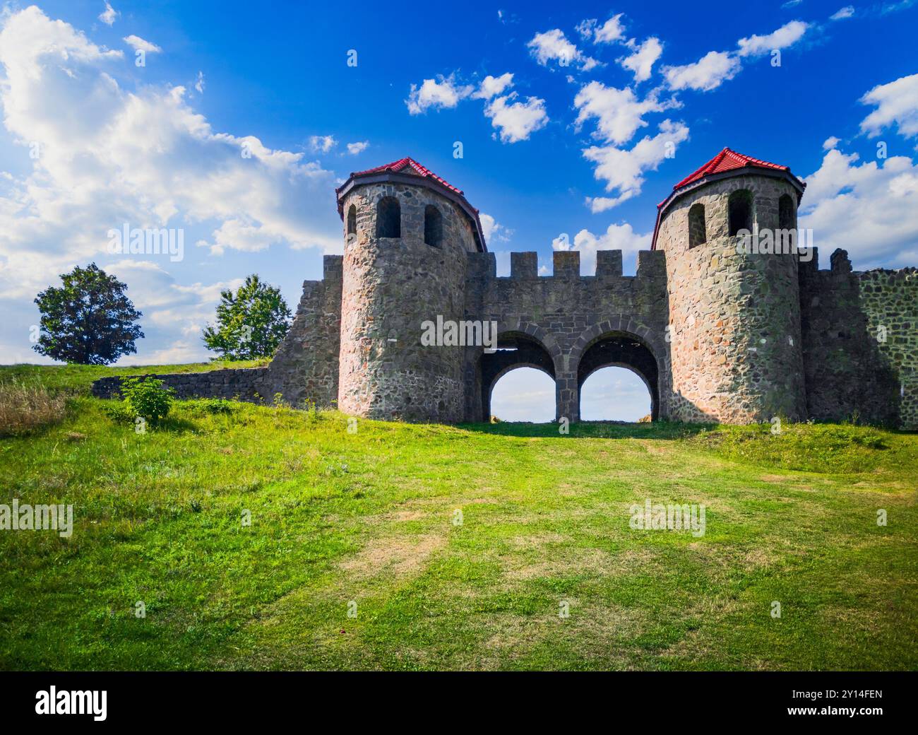 Porolissum, Romania - Ruins of ancient roman castrum and city in Dacia ...