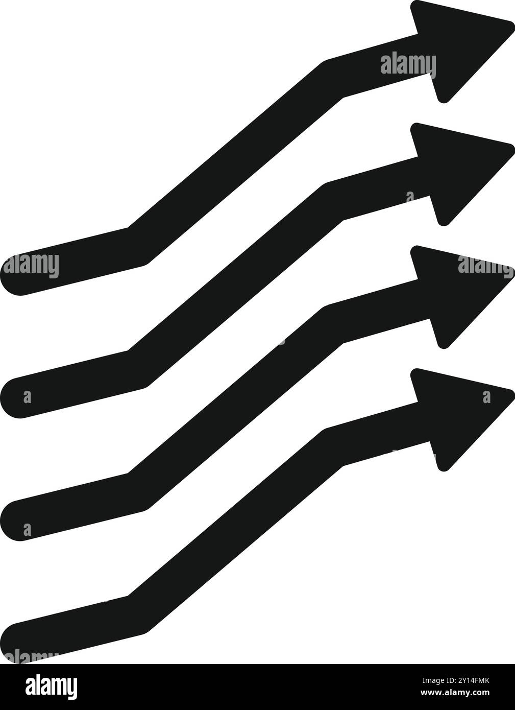 Illustration showing growth movement hi-res stock photography and ...