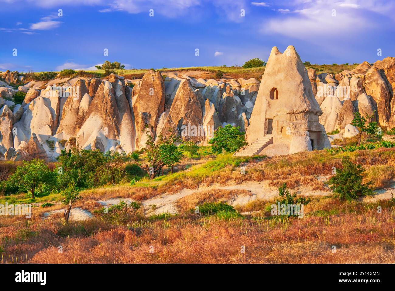 Goreme, Turkey. El Nazar Church, one of Cappadocia most iconic cave ...