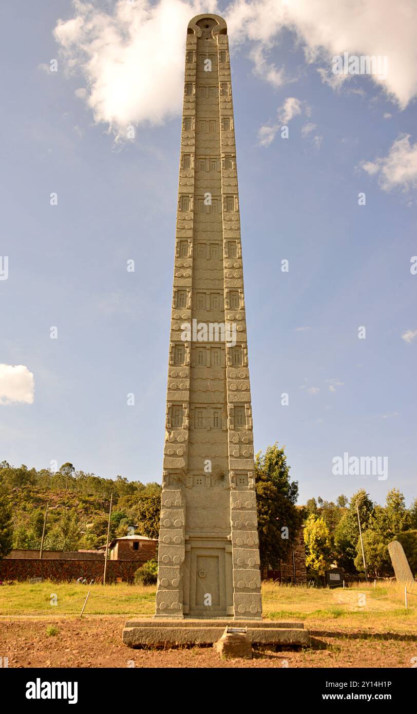 Ethiopia,Axum,city located in the Tigray Region,The thousand stelae in ...