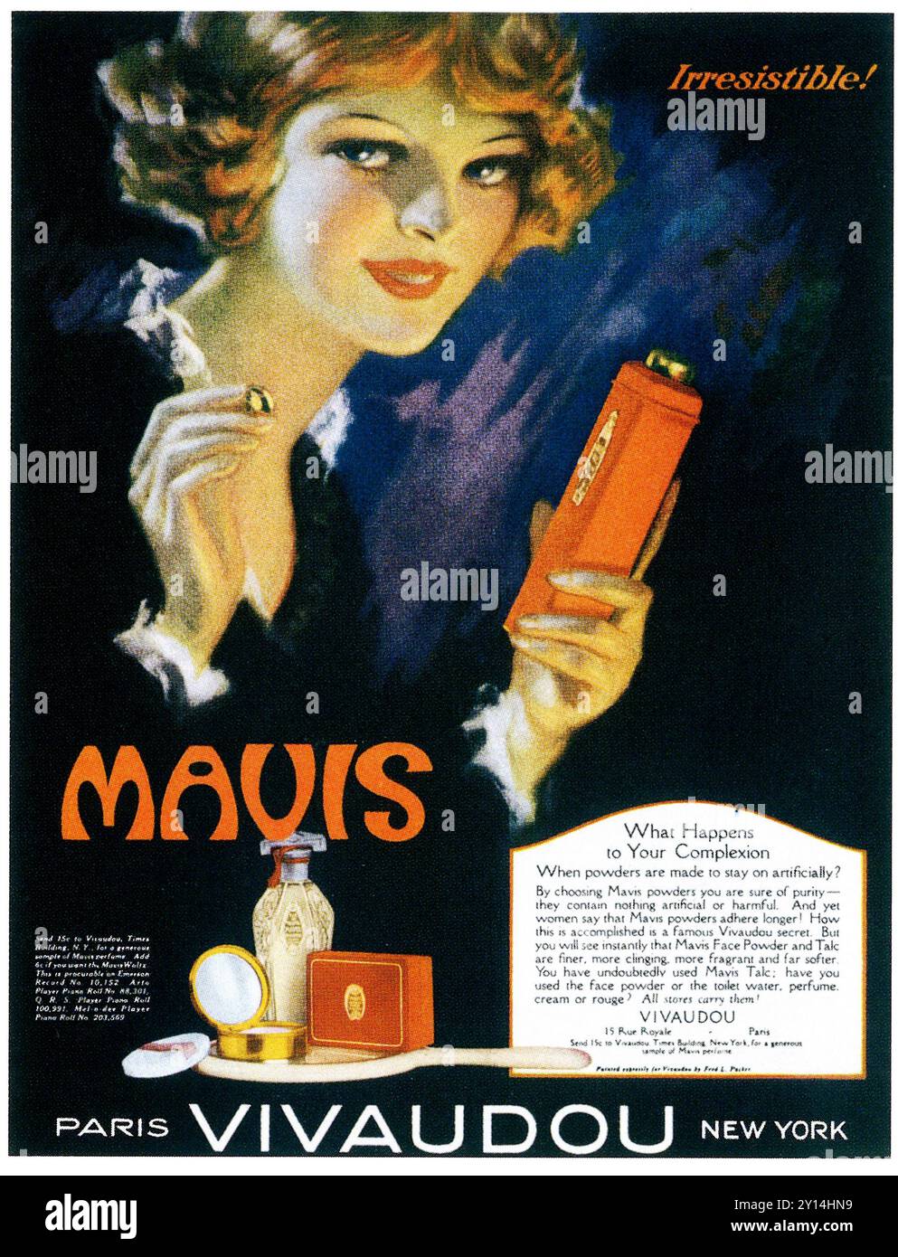 1920s beauty ad hi-res stock photography and images - Alamy