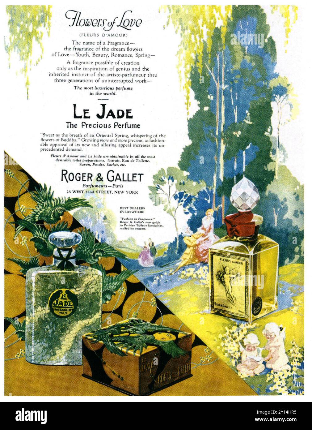 1920s illustrated parfum advertising hi-res stock photography and ...