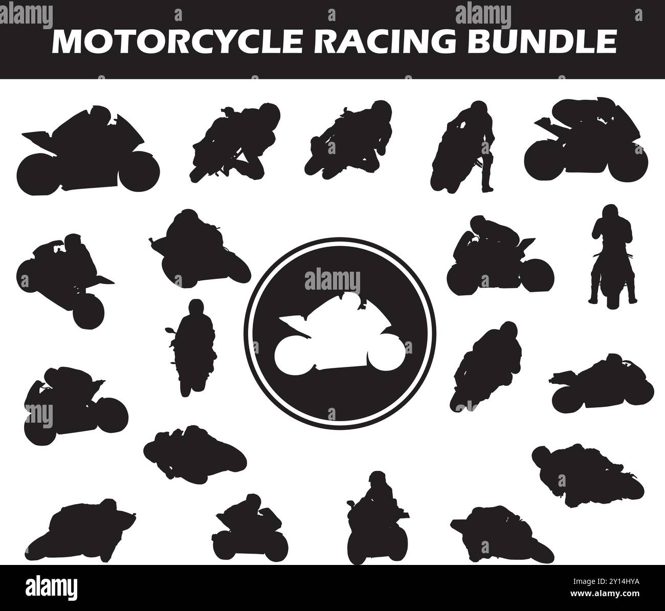 Motorbike racer Stock Vector Images - Alamy