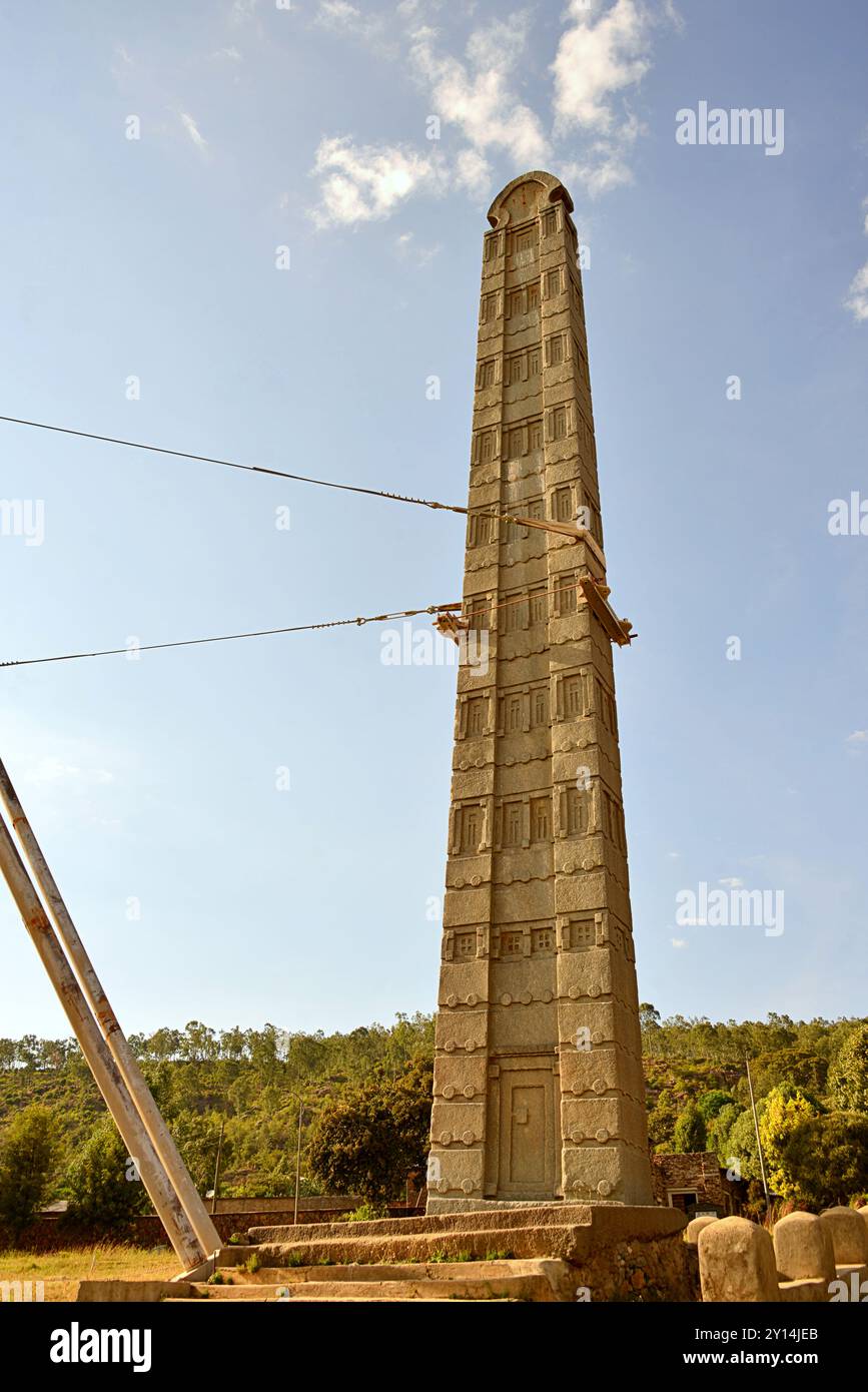 Ethiopia,Axum,city located in the Tigray Region,The thousand stelae in ...