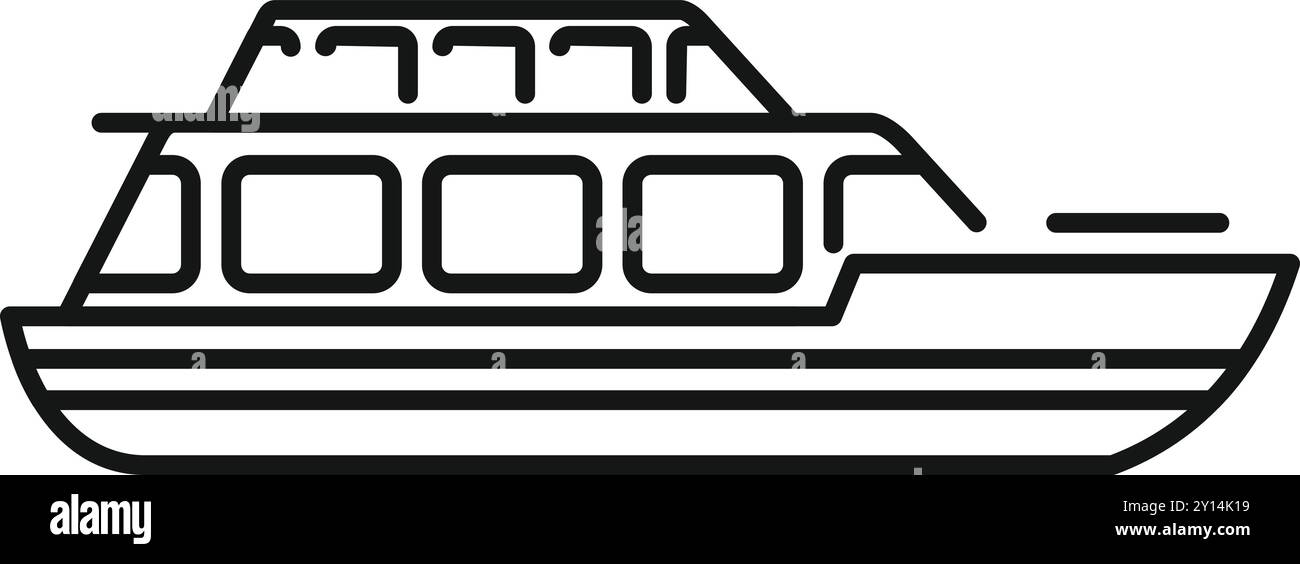 Side view ship sailing on Stock Vector Images - Alamy