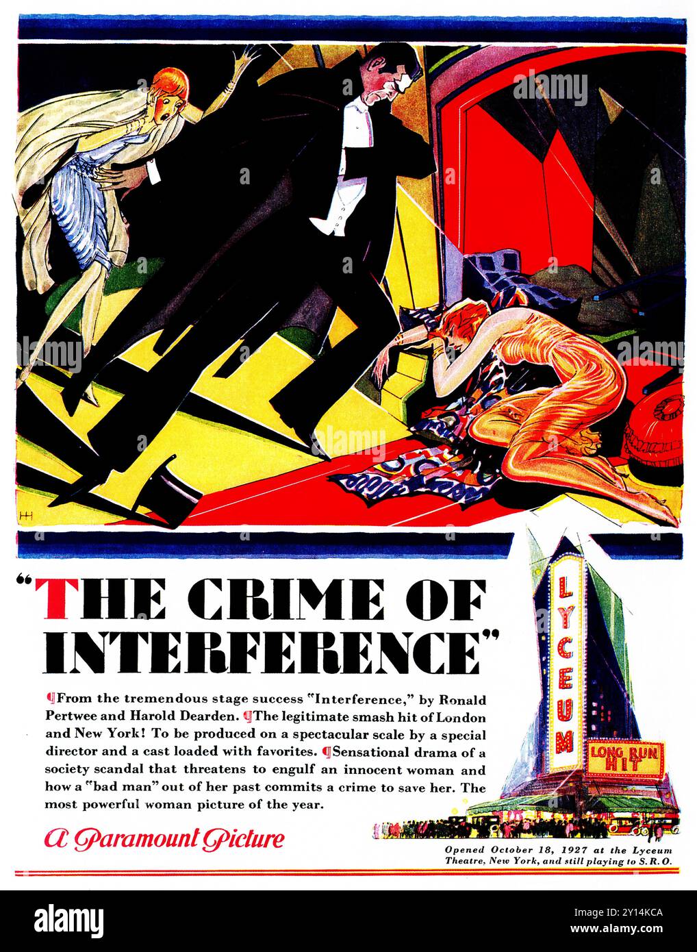 1920s theatre poster hi-res stock photography and images - Alamy