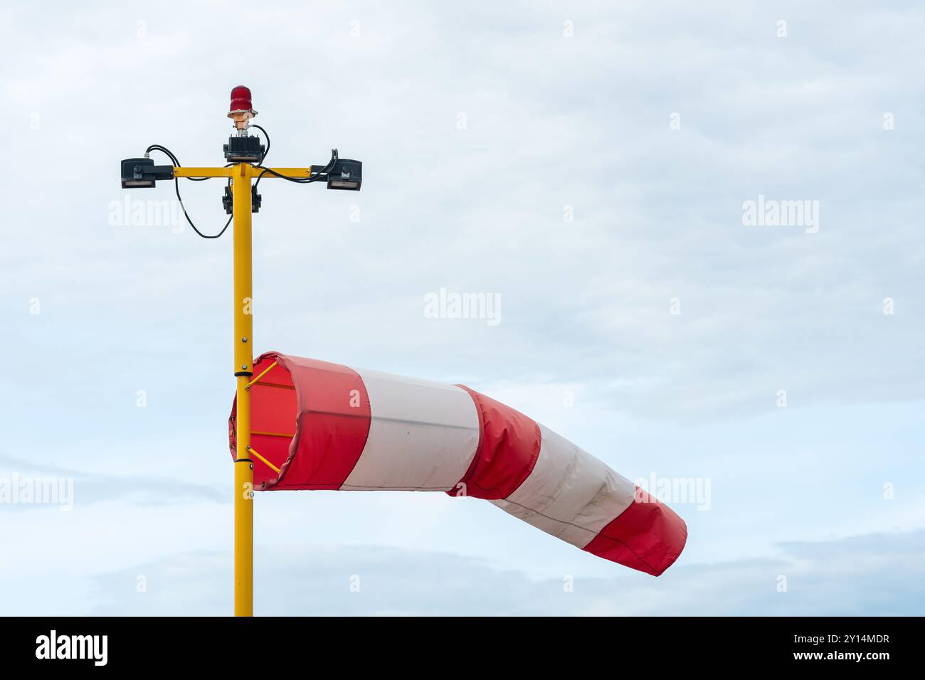 windsock, meteorological, instrument that used as an indicator of wind ...