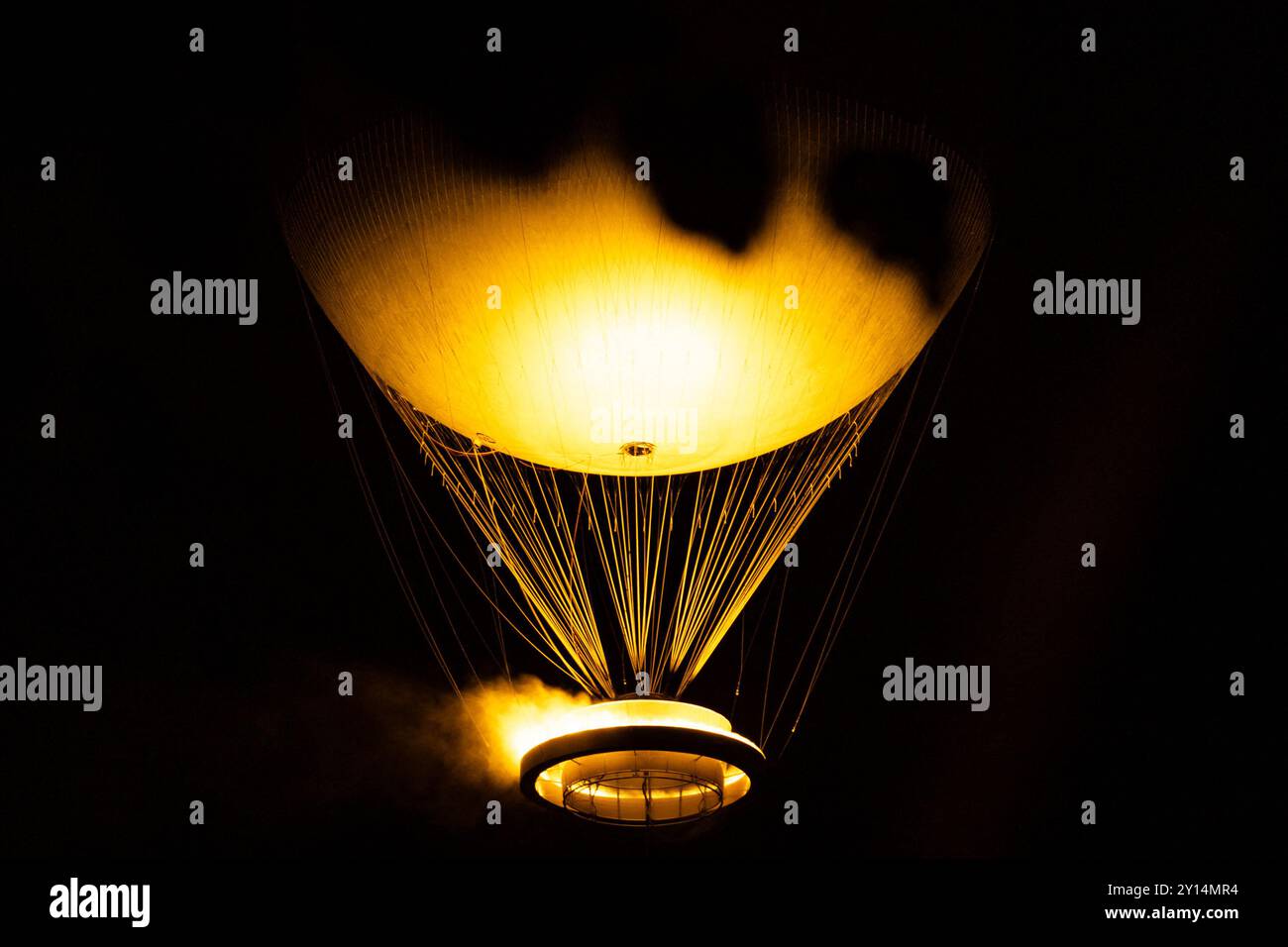 Paris, France. 04th Sep, 2024. during the flight of the Olympic and ...