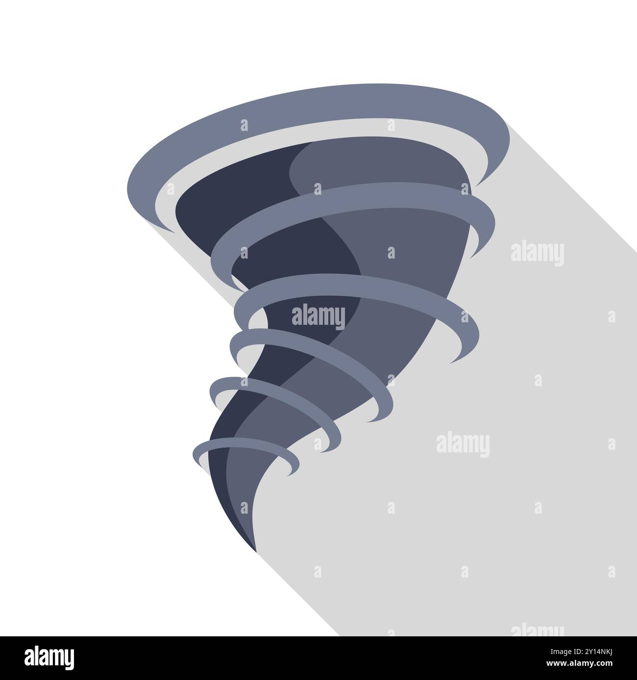 Powerful grey tornado is rotating hi-res stock photography and images ...