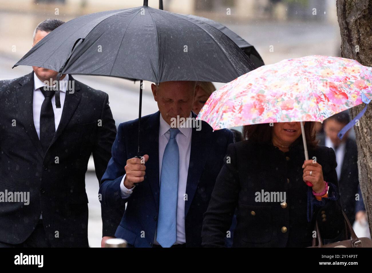 Former talk show host Jeremy Kyle arrives at Winchester Coroner's Court ...