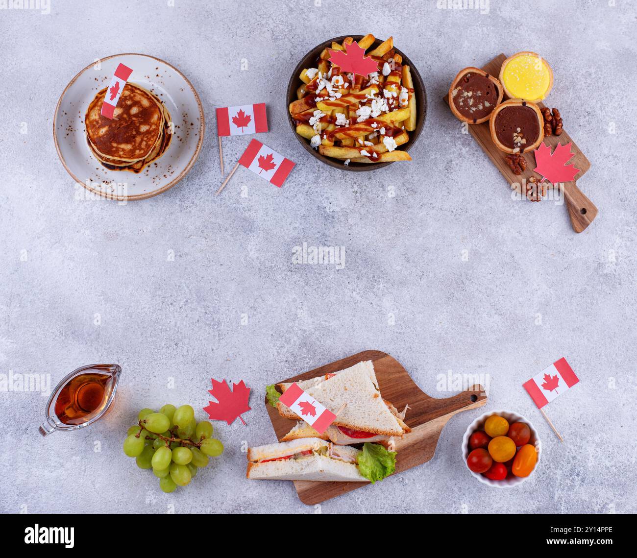 Canada Day traditional food concept Stock Photo - Alamy