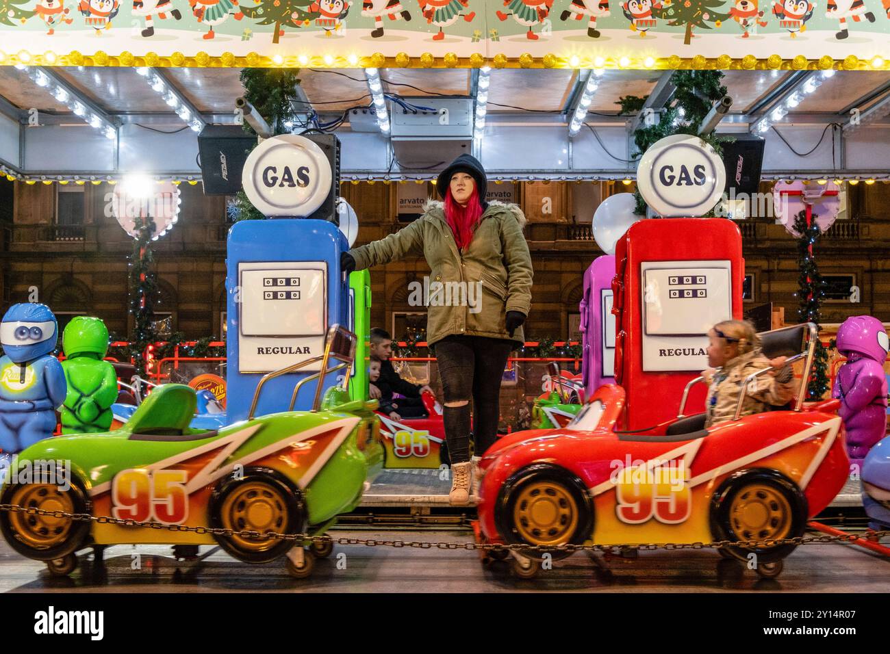 George Square Christmas Market, Glasgow, Lowlands, UK Stock Photo - Alamy