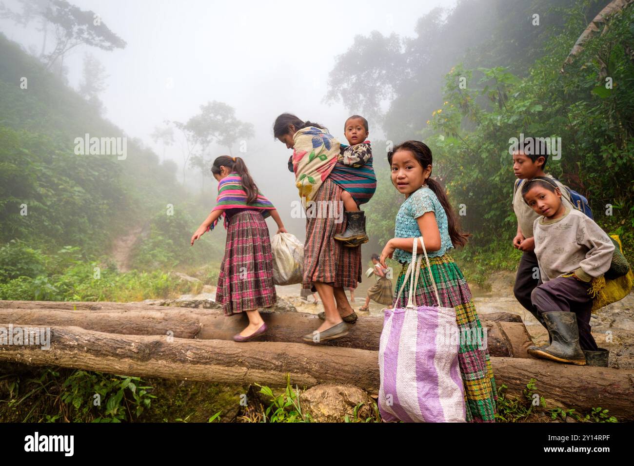 indigenous people of the Q'eqchi' ethnic group, Zona Reina, Quiché ...