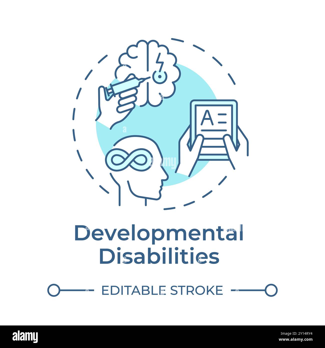Developmental disability Stock Vector Images - Alamy