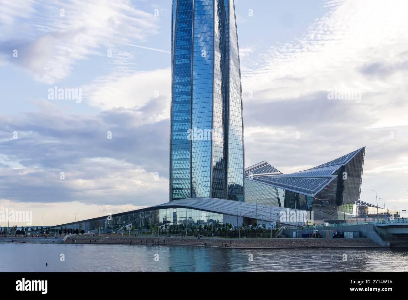 Saint-Petersburg, Russia - June 12, 2024: view of the Lakhta Centre ...