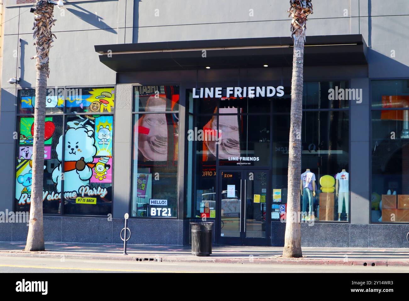LINE FRIENDS and BT21 Pop-up Store in Hollywood on 6922 Hollywood Blvd ...