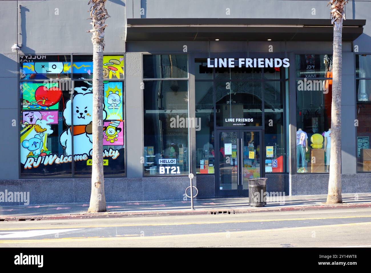 LINE FRIENDS and BT21 Pop-up Store in Hollywood on 6922 Hollywood Blvd ...