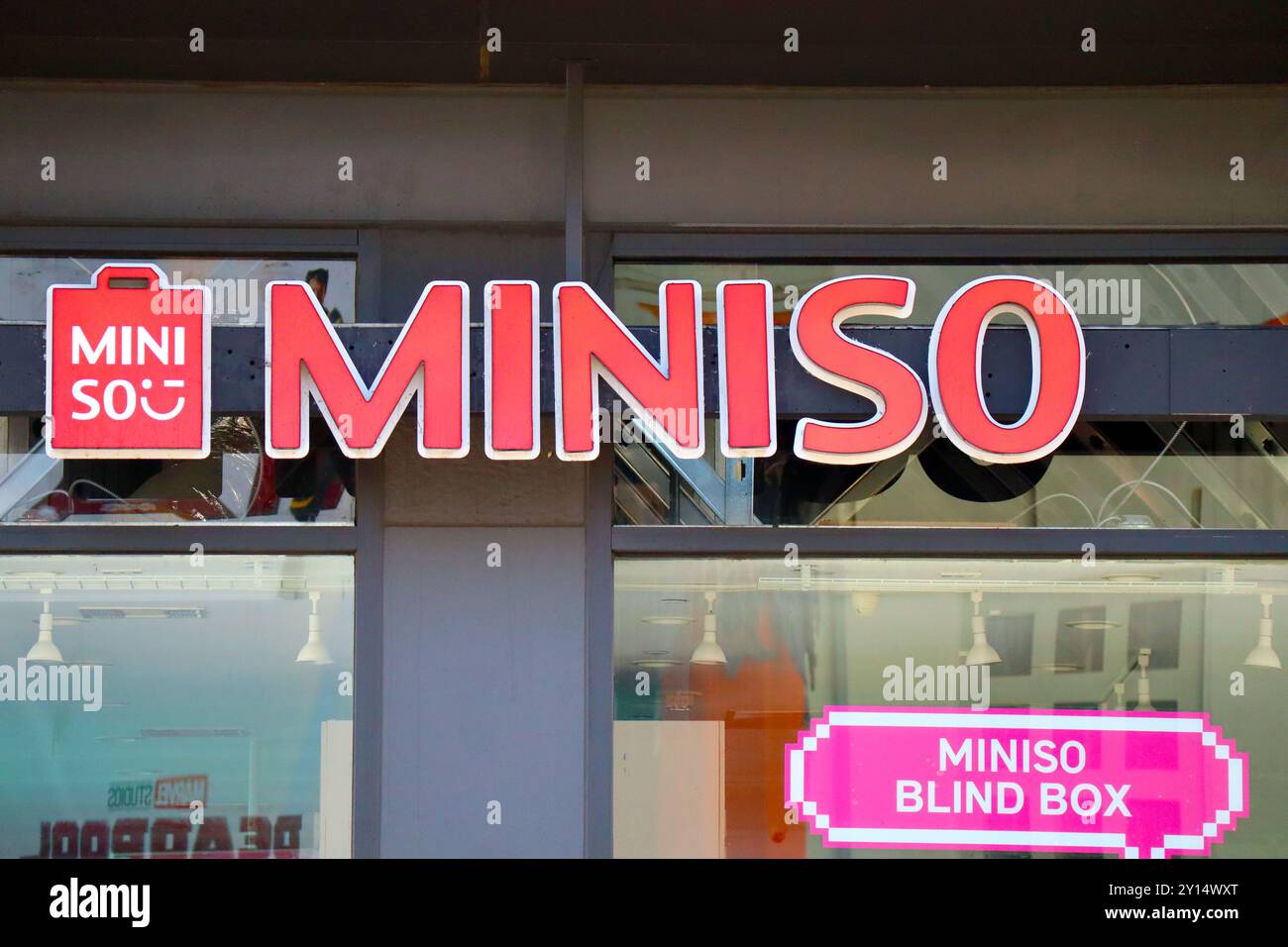 MINISO Store in Hollywood on Hollywood Blvd, Los Angeles Stock Photo ...