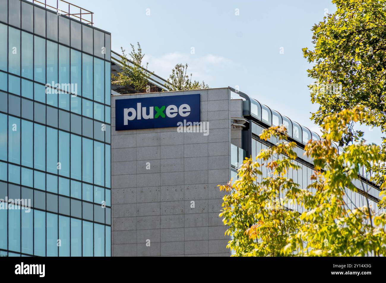 Exterior view of the headquarters of Pluxee International, a French ...