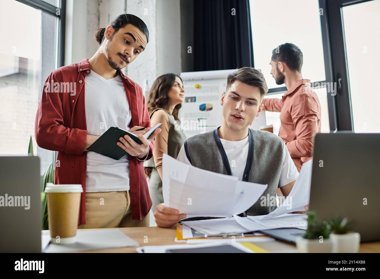 In professional environment team members hi-res stock photography and ...