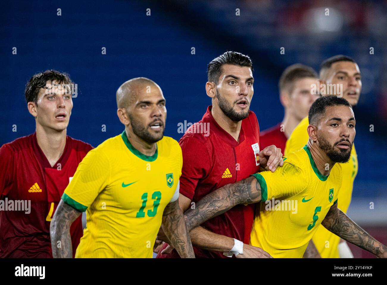 Yokohama, Japan. 7th August 2021. Olympic Games: football gold medal ...