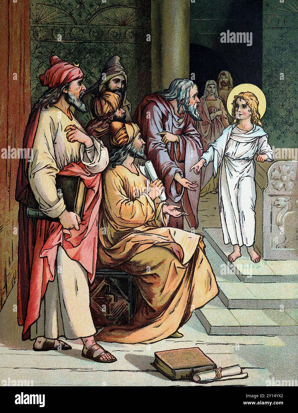 Jesus cleansing the temple hi-res stock photography and images - Alamy