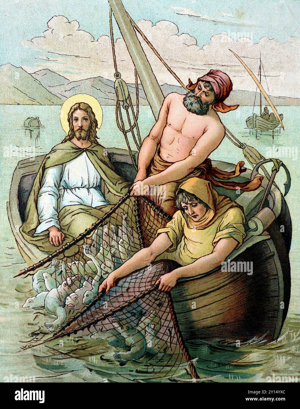 Jesus and fishermen hi-res stock photography and images - Alamy